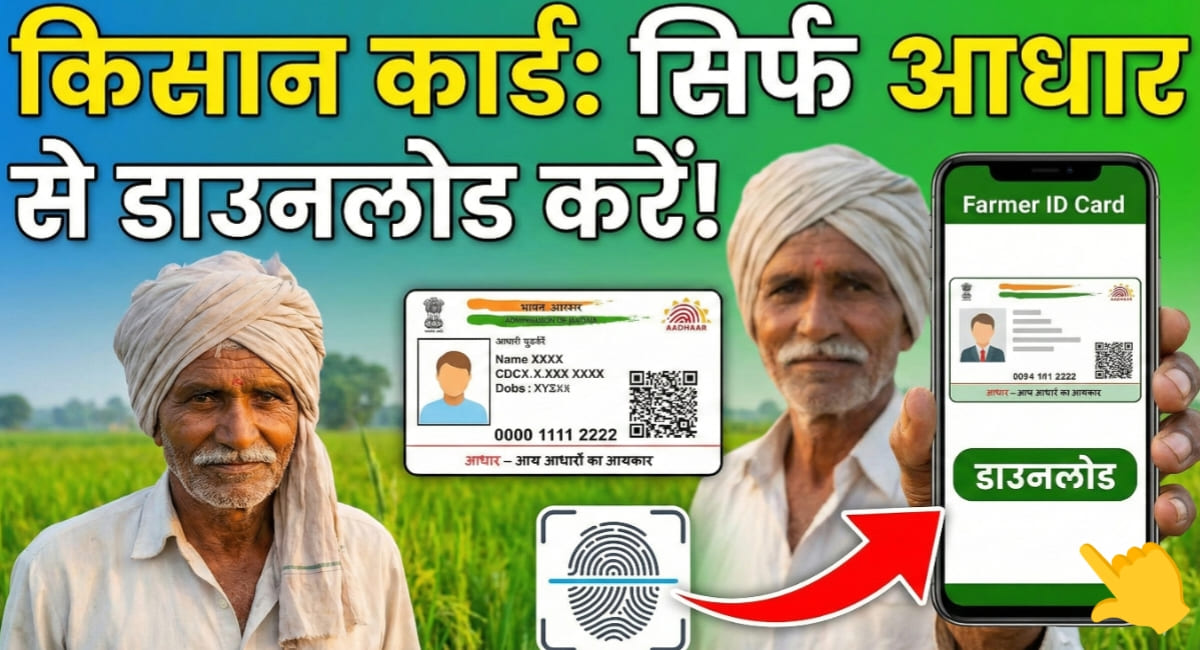 Farmer ID Card: सिर्फ आधार से कैसे डाउनलोड करें, PM Kisan के लिए Farmer ...